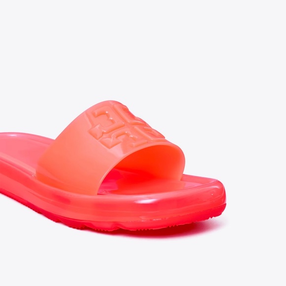 Tory Burch | Shoes | Tory Burch Fluorescent Pink Bubble Jelly Sandals ...